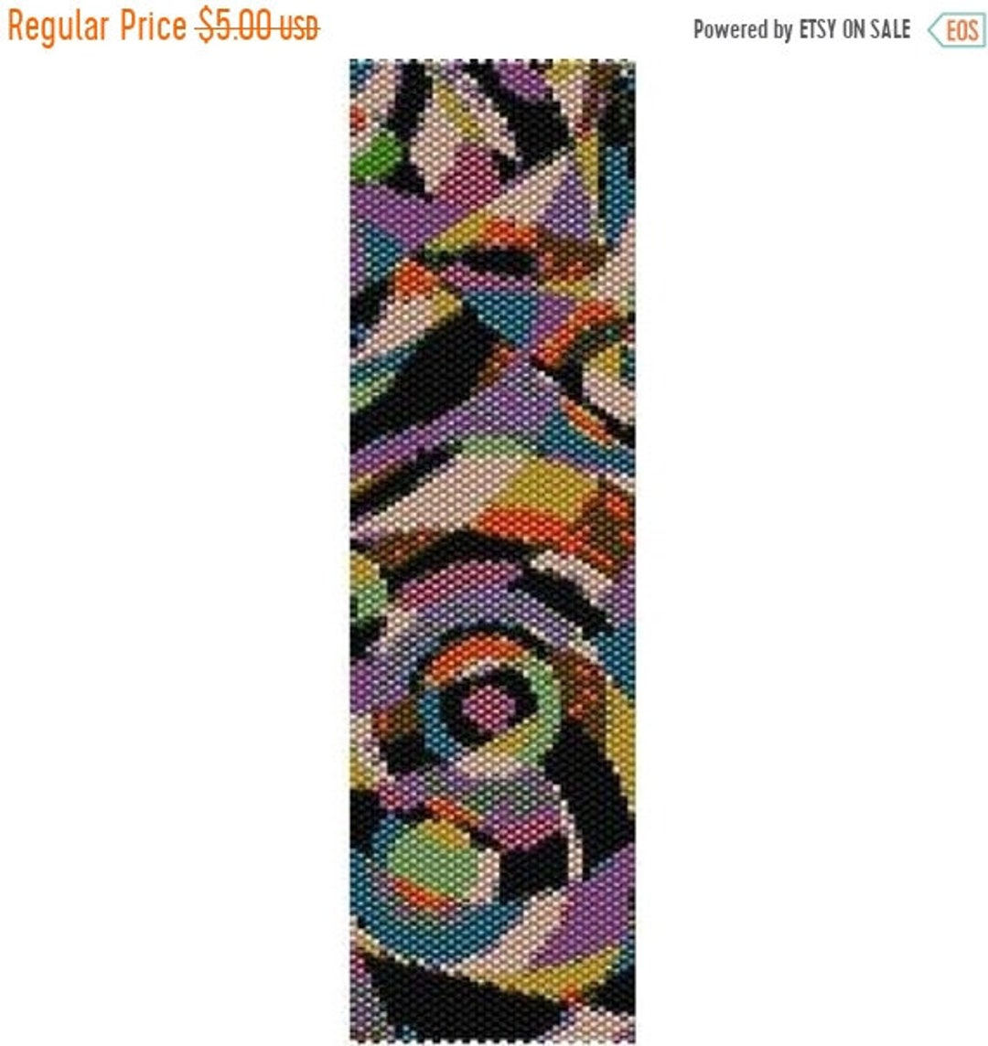 Instant Download Beading Pattern Loom Stitch Bracelet Picasso Inspired ...