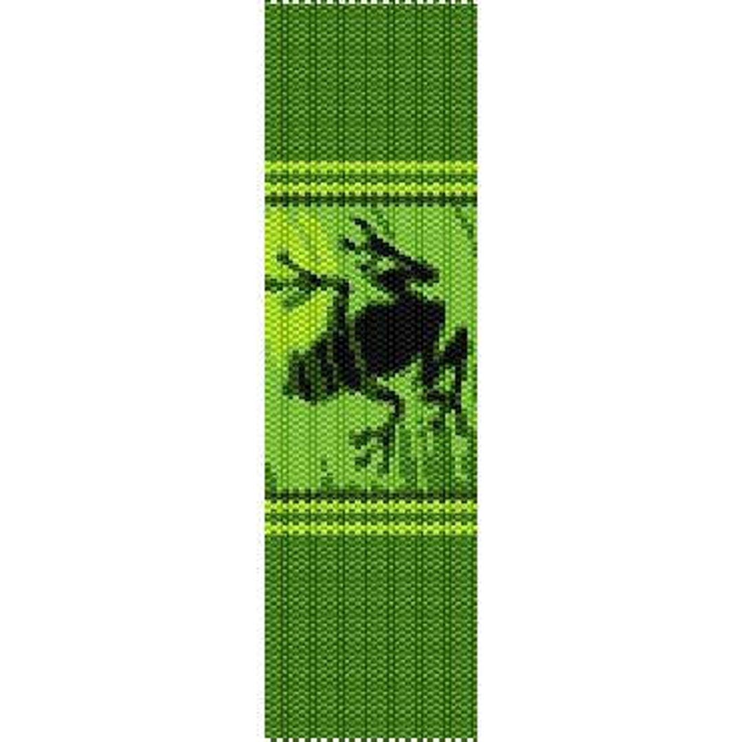 Instant Download Beading Patternpeyote Stitch Bracelet Froggy Seed Bead ...