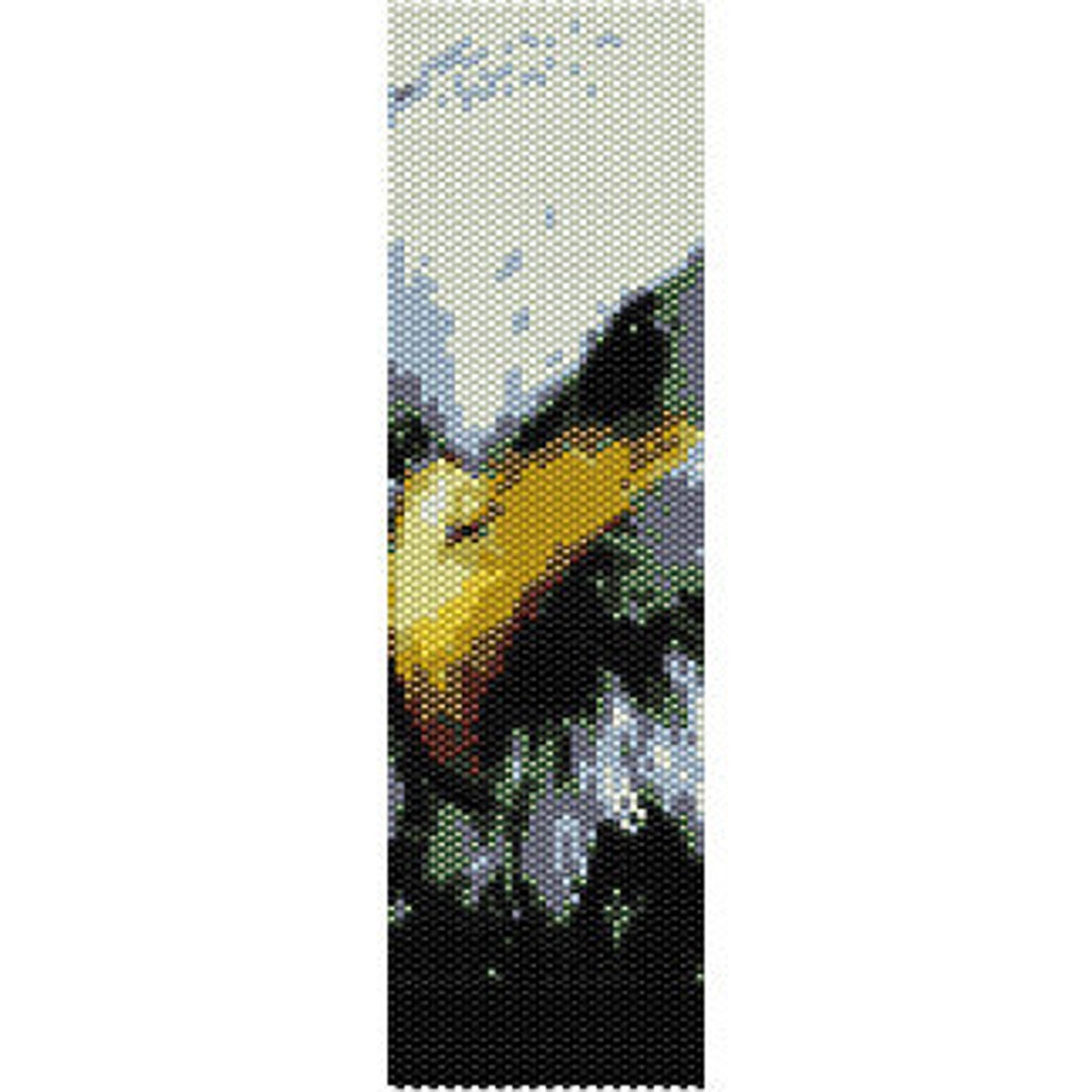 Instant Download Beading Pattern Loom Stitch Bracelet Eagle Art Seed ...