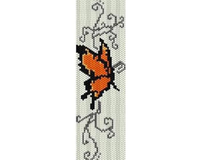 Bead Loom Pattern Golden Butterflies LOOM Bracelet Pattern in PDF ...
