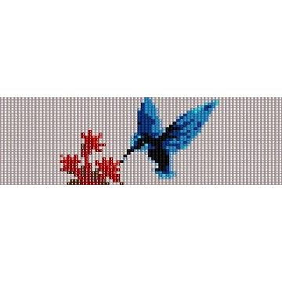 Instant Download Beading Pattern Peyote Stitch Bracelet Hummingbird ...