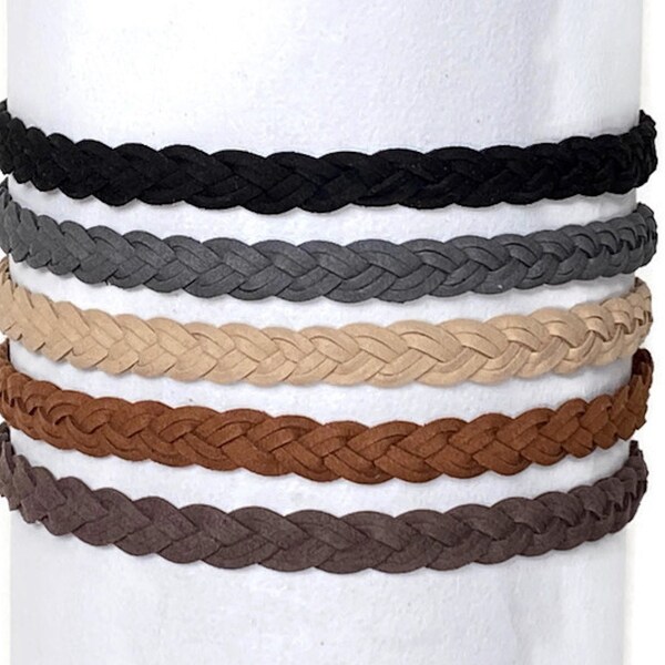 Thin Leather Headband - Etsy