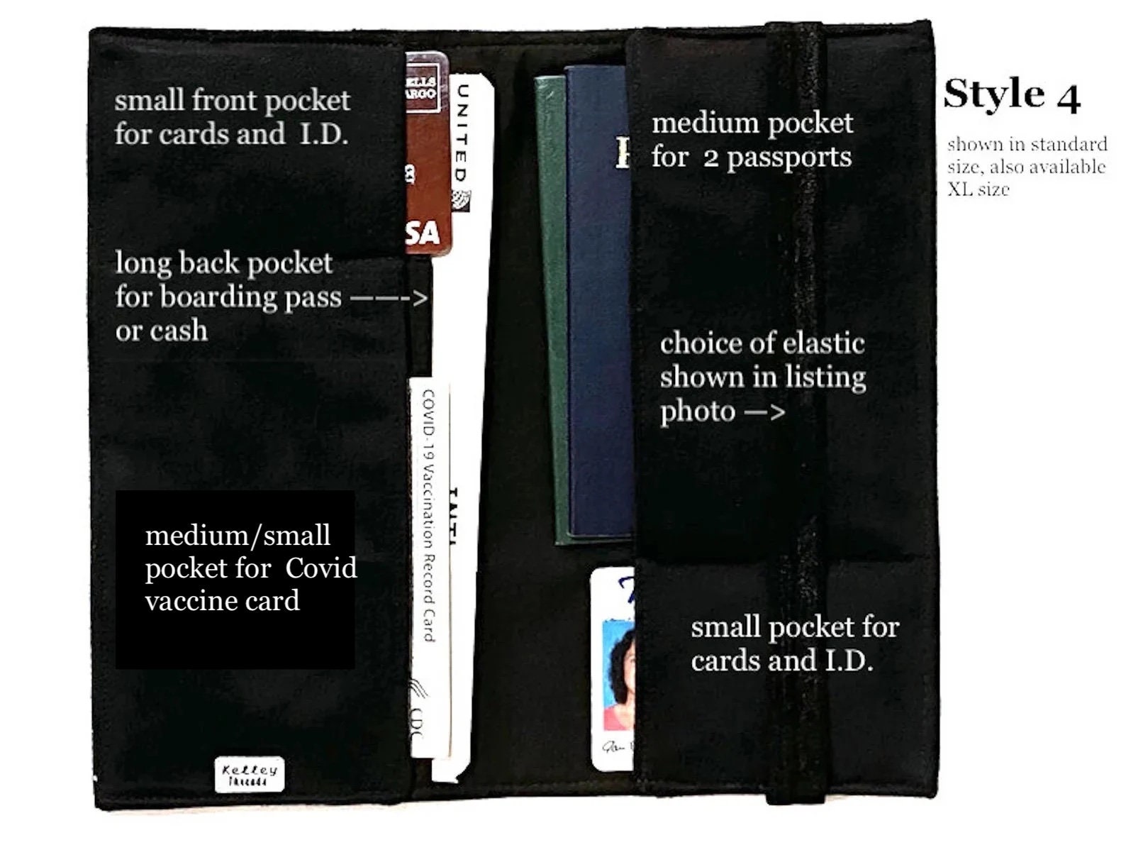 Travel Document Holder/ Passport and Boarding Pass Holder - Etsy