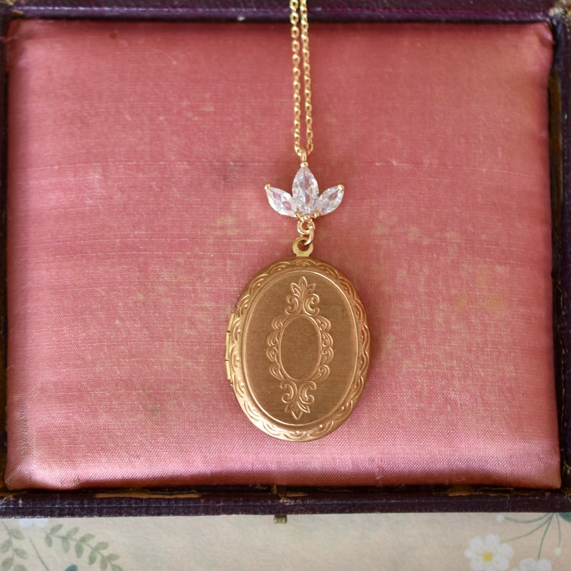 Locket Necklace Antique - Etsy