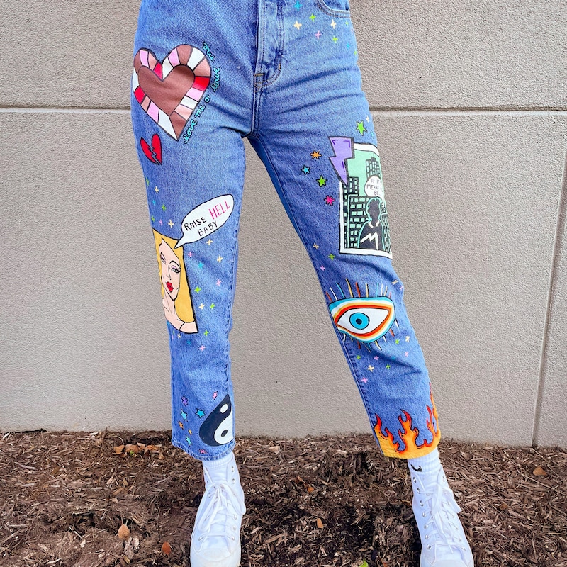 Anime Jeans - Etsy
