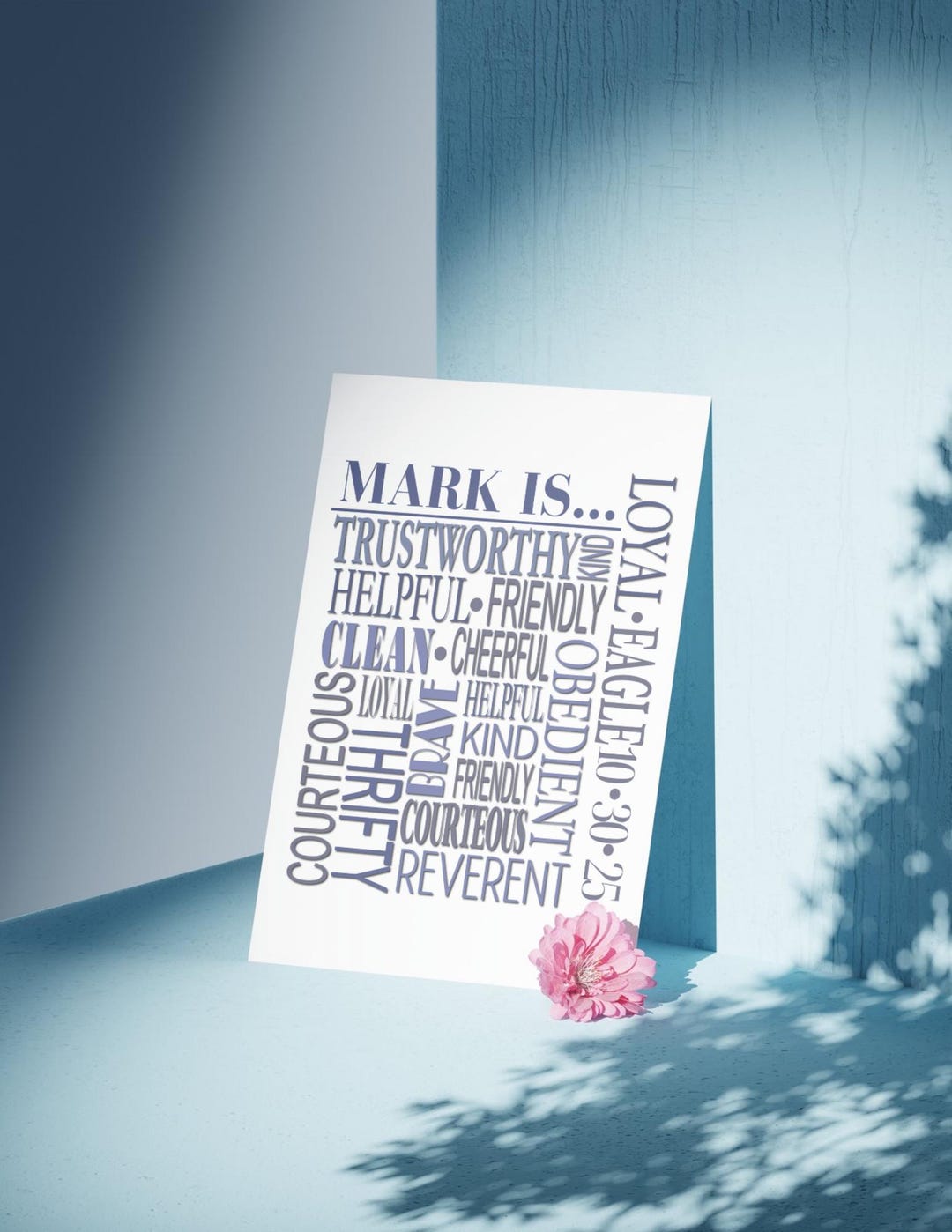 A Scout is Trustworthy - Subway Art - Gift - Printable Poster - Eagle ...