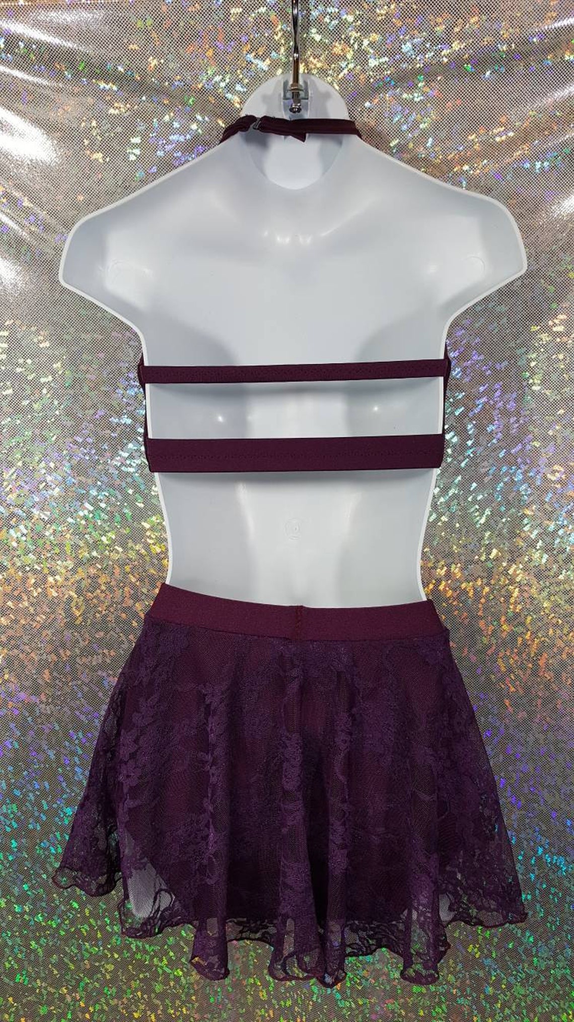 Style 8848 Lace Dance Costume With OPTIONAL Swarovski | Etsy