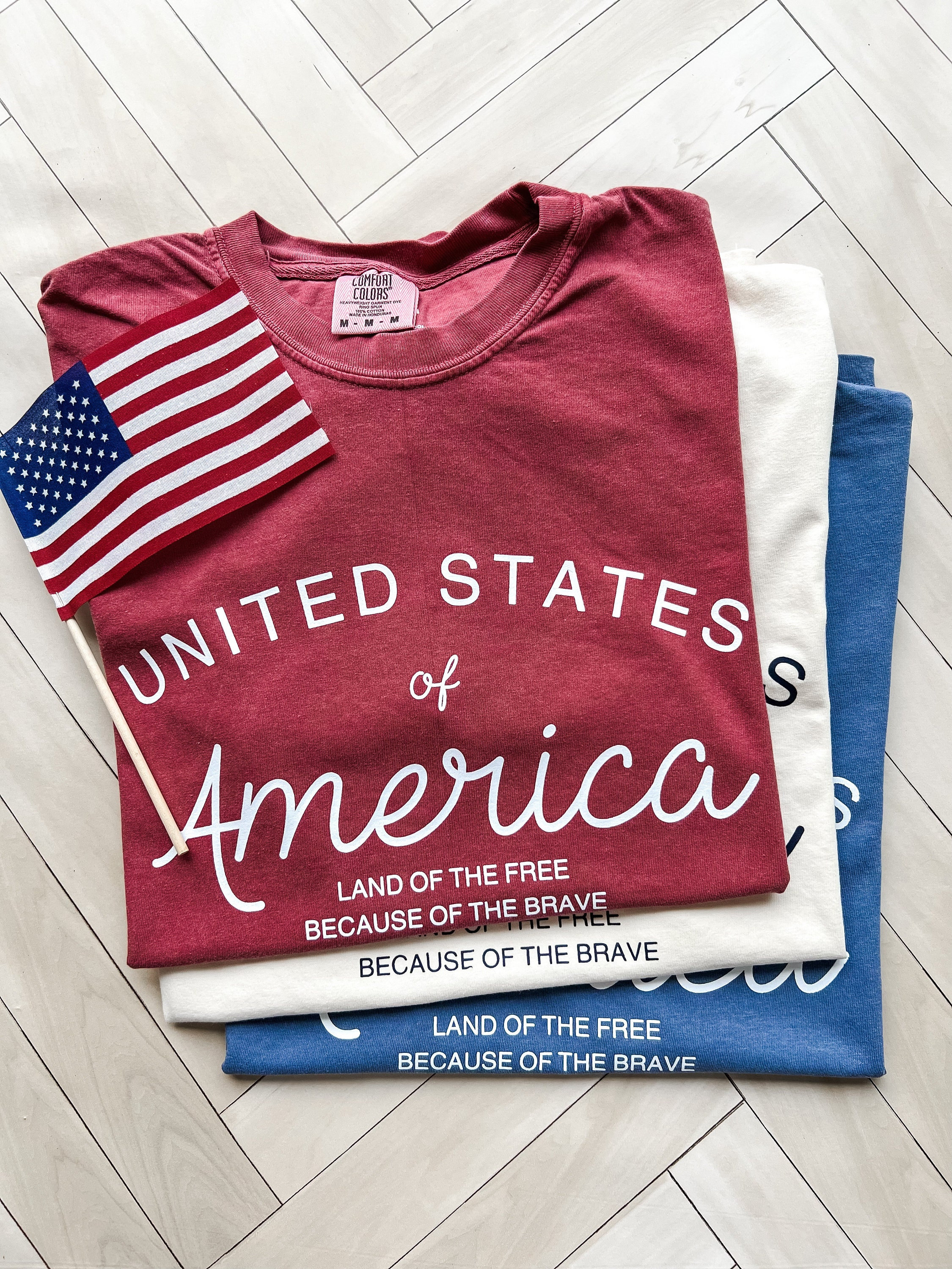United States of America Patriotic Tee, Long Sleeve Shirt, Vintage ...