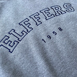 Custom Embroidered Varsity Block Letter Sweatshirt, Graduation, Mom ...