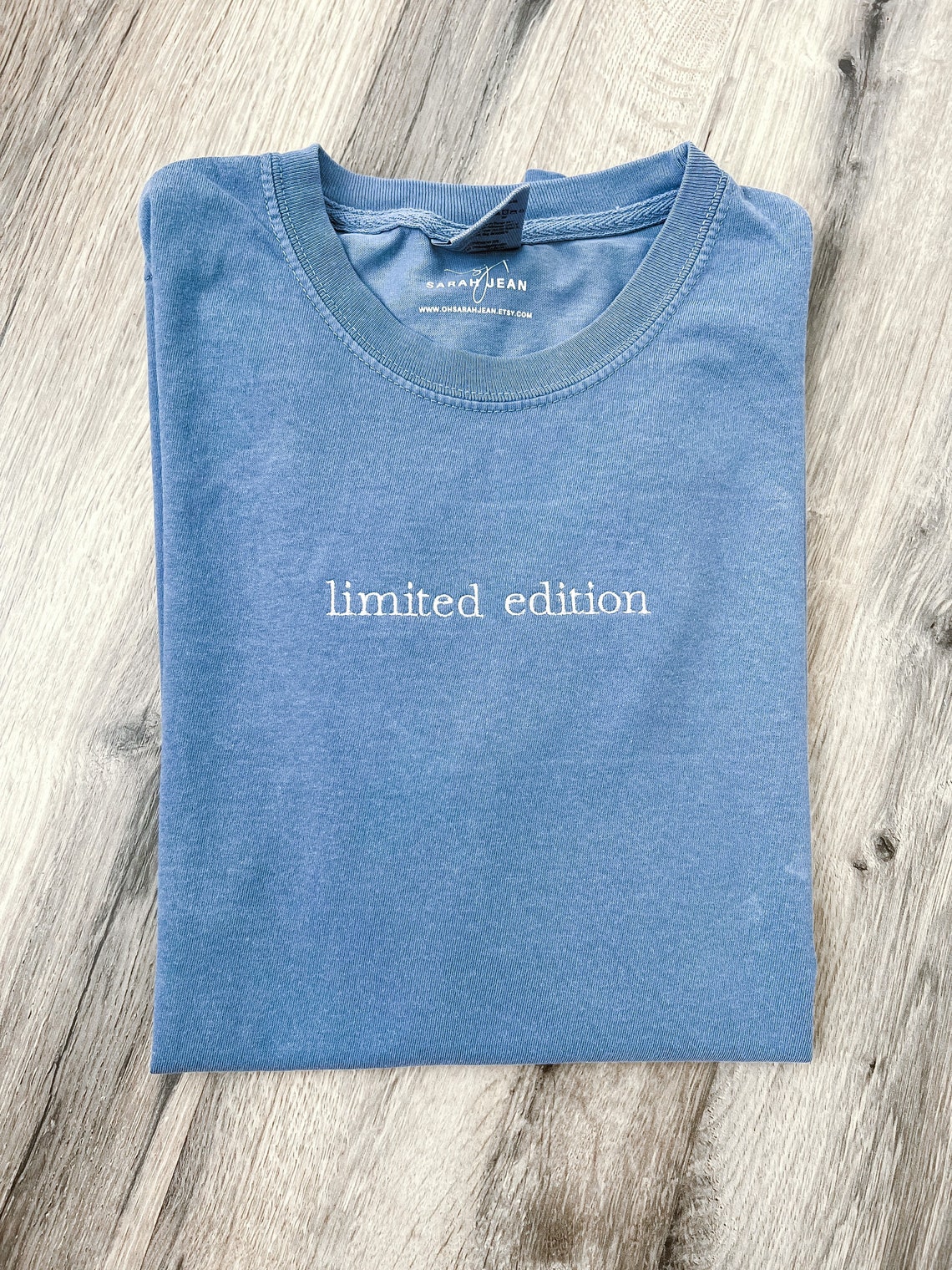 Custom Embroidered Comfort Colors T Shirt Personalize Your - Etsy