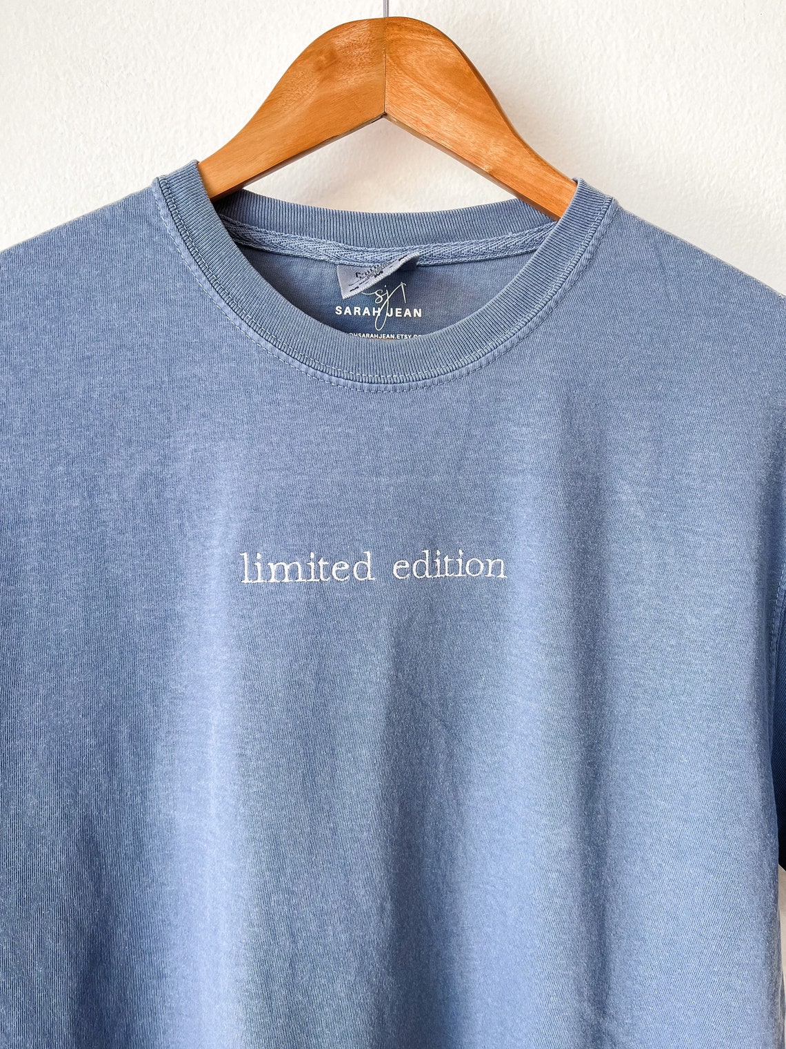 Custom Embroidered Comfort Colors T Shirt Personalize Your - Etsy
