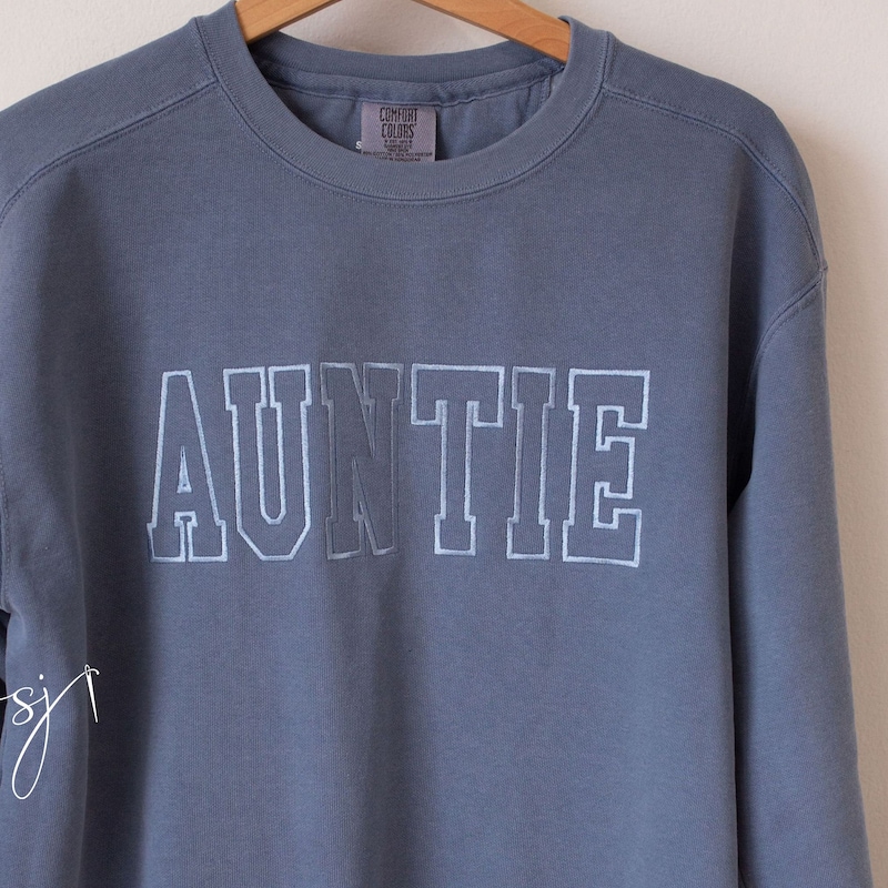 Crewneck Block Letter - Etsy