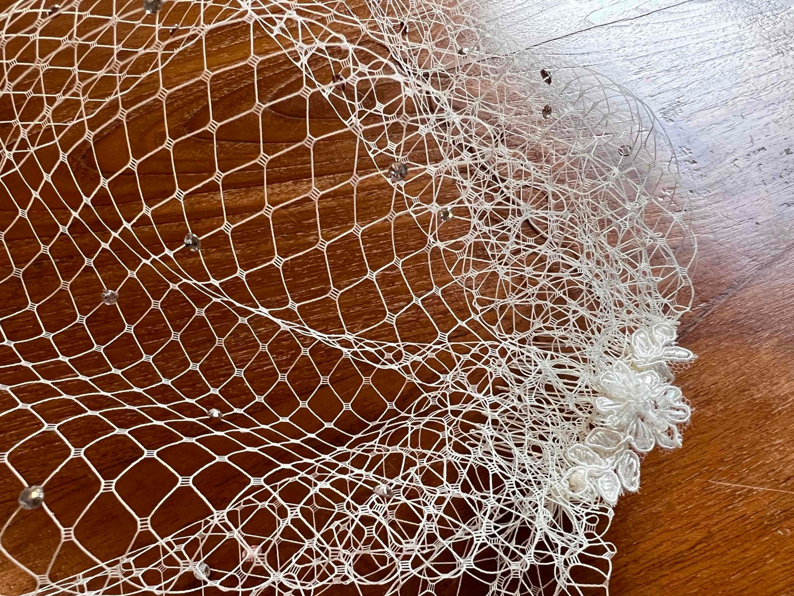 Bird Cage Veil French Netting Bridal Veil EMILY - Etsy