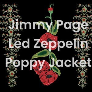 Jimmy Page Led Zeppelin Poppy Jacket Replica Stagewear Tribute - Etsy