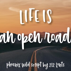 Phoenix Script Font, Clean Script OTF, Serif, Sans Serif and Handwritten Script, Phoenix Script ...