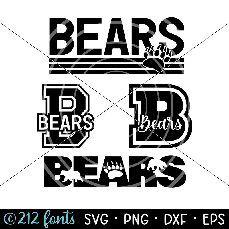 Bear Mascot Svg - Etsy