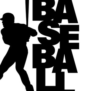 Baseball Word Art SVG, Baseball Clip Art, Baseball Png, Jpg and SVG ...