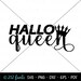 Halloqueen SVG, Halloween Queen Png Dxf & Eps, Digital Halloween Queen ...