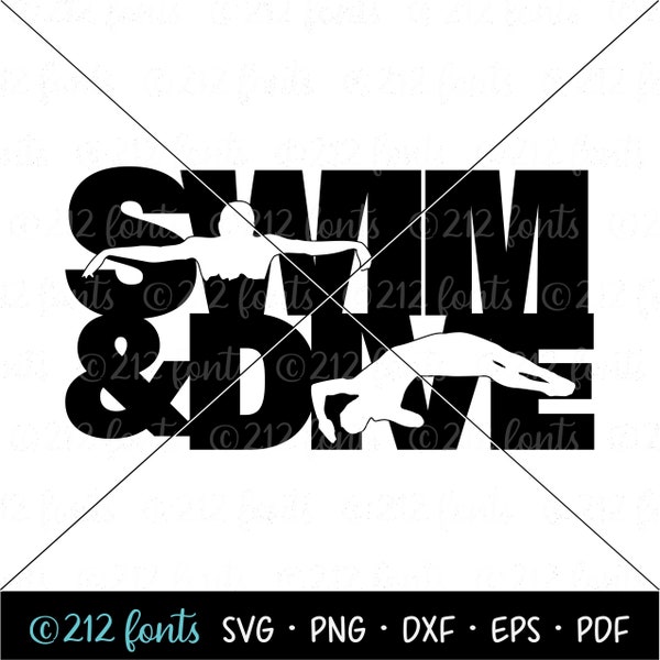 Swim and Dive Team - Etsy