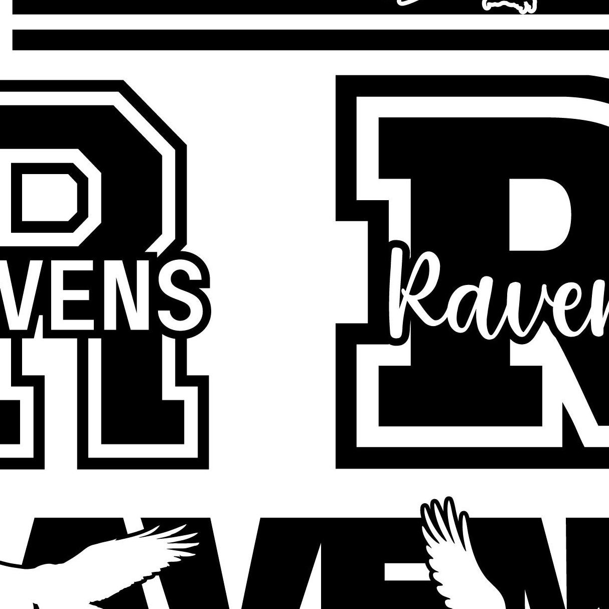 Ravens Mascot SVG Graphics Pack: School Team Art (digital Download) - Etsy