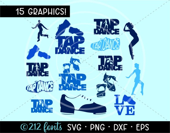 Tap Dance Clip Art Dance Tap Png Jpg Svg Format Digital Tap - Etsy