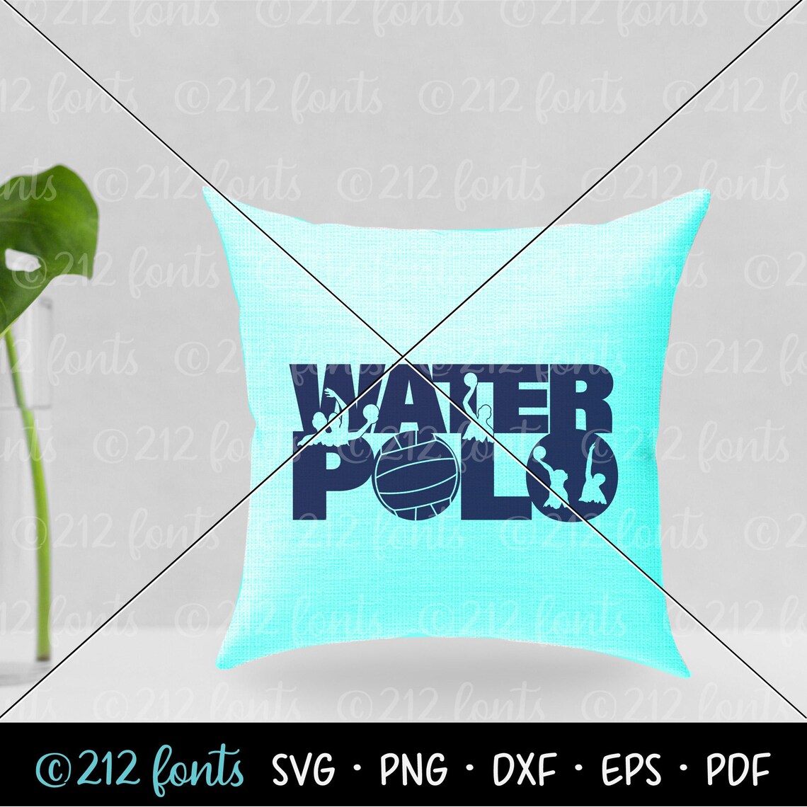 Water Polo Word Art Graphic (SVG, PNG, JPG) - Etsy