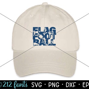 Flag Football Word Art SVG: Coach Graphics (digital Download) - Etsy