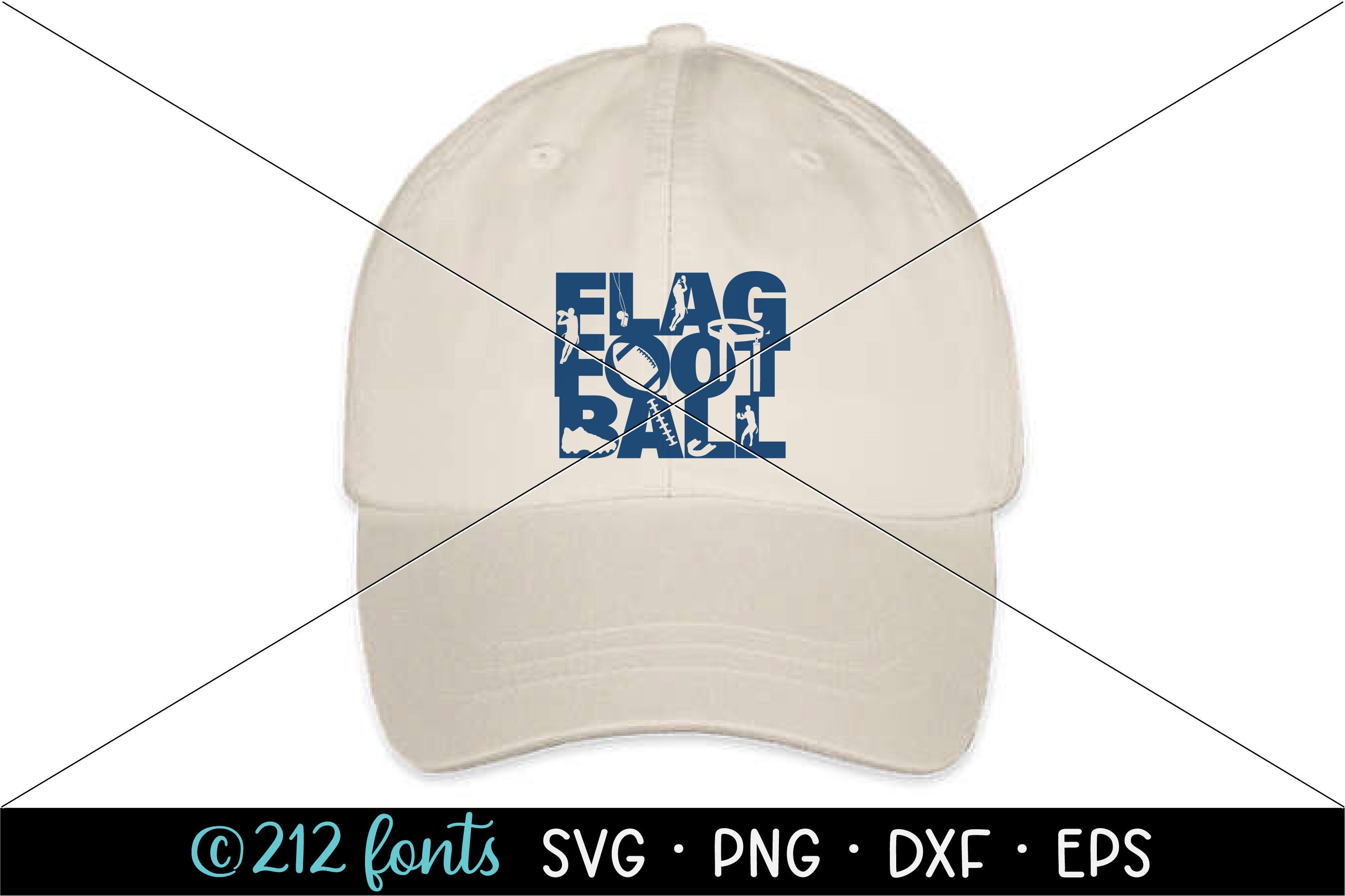 Flag Football Word Art SVG: Coach Graphics (digital Download) - Etsy