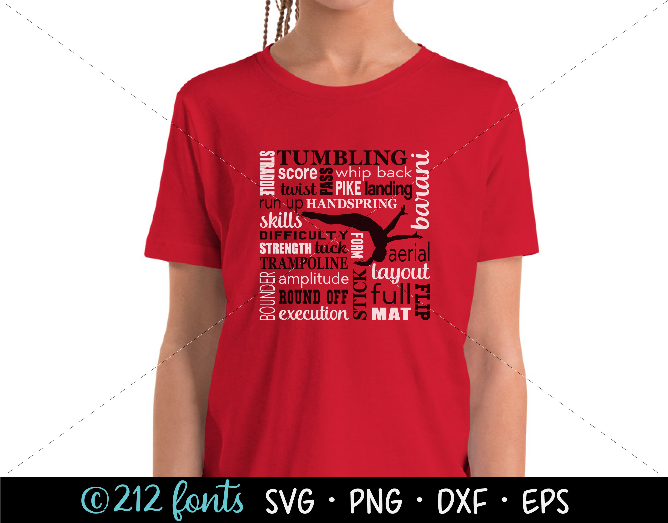 Tumbling Clip Art Gymnastics Png Jpg Svg Format Digital - Etsy Canada