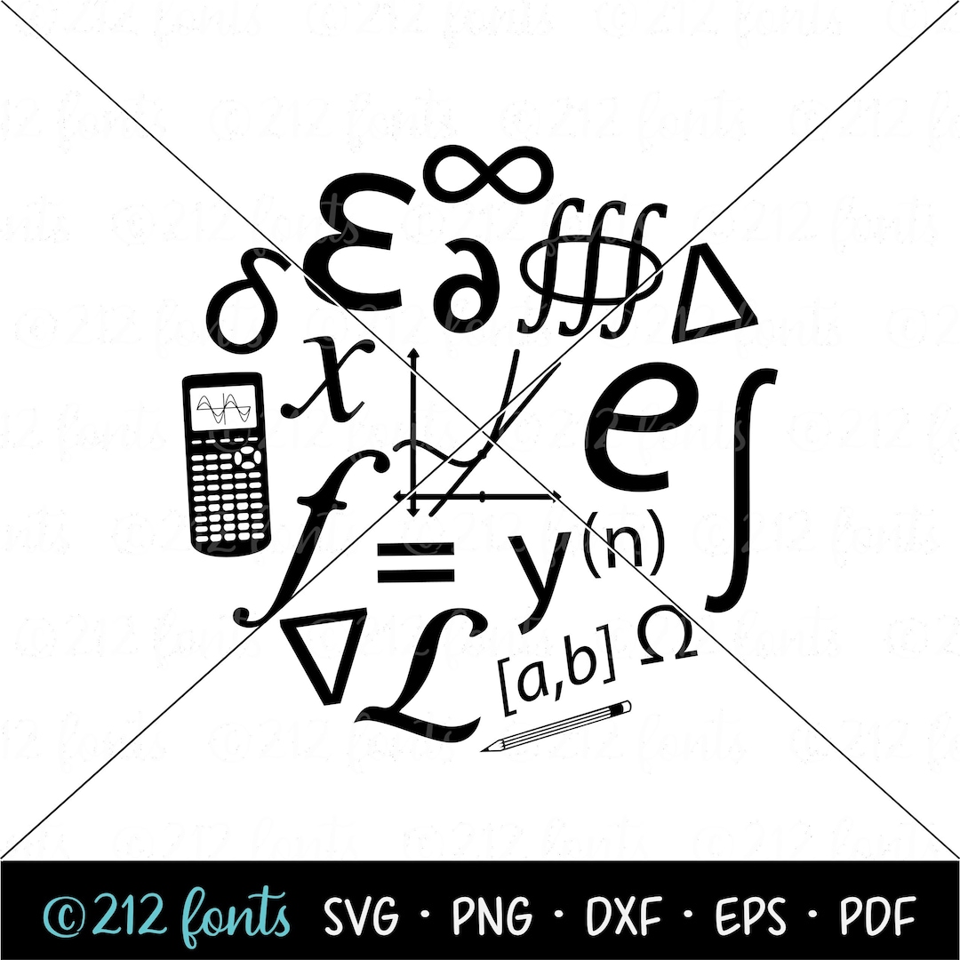 Calculus SVG, Calculus Teacher Png, Mathematics Svg, Digital Math Art ...
