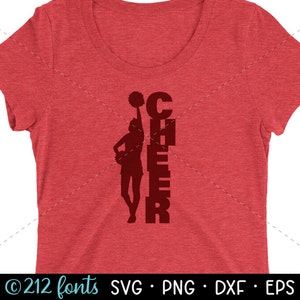 Cheerleading Word Art SVG, Cheerleader PNG Jpg Eps, Cheer Graphics ...