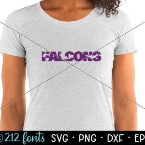 Falcons Mascot SVG Pack: School Team Graphics (digital Files) - Etsy