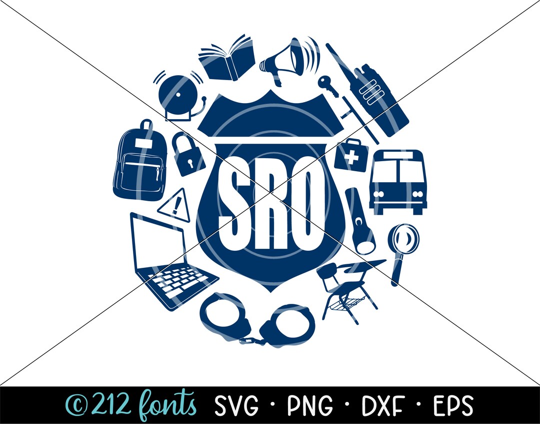 School Resource Officer SVG SRO Png School Hall Monitor Svg - Etsy