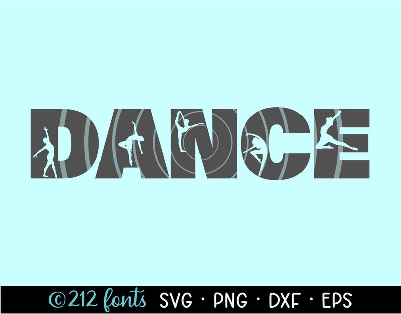 Dance Word Art SVG Dancer Png Jpg Svg Format Digital Dance - Etsy