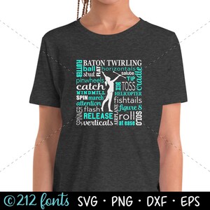 Baton Word Art, Baton Twirling Png Jpg Svg Format, Digital Baton JPG ...