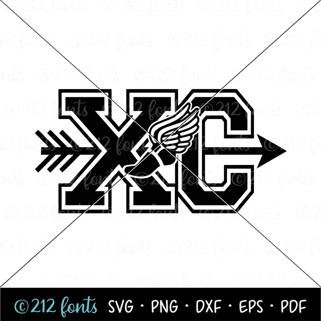 Cross Country XC Clip Art, Cross Country Png, Jpg Svg Format, Digital ...