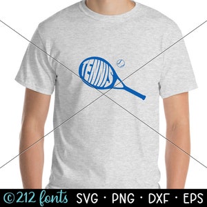 Tennis Racquet Word Art, Tennis Racket Png, Jpg Svg Format, Digital ...
