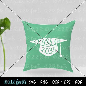 Class of 2035 Grad Clip Art SVG Graduation PNG Jpg Eps, '35 Year School ...
