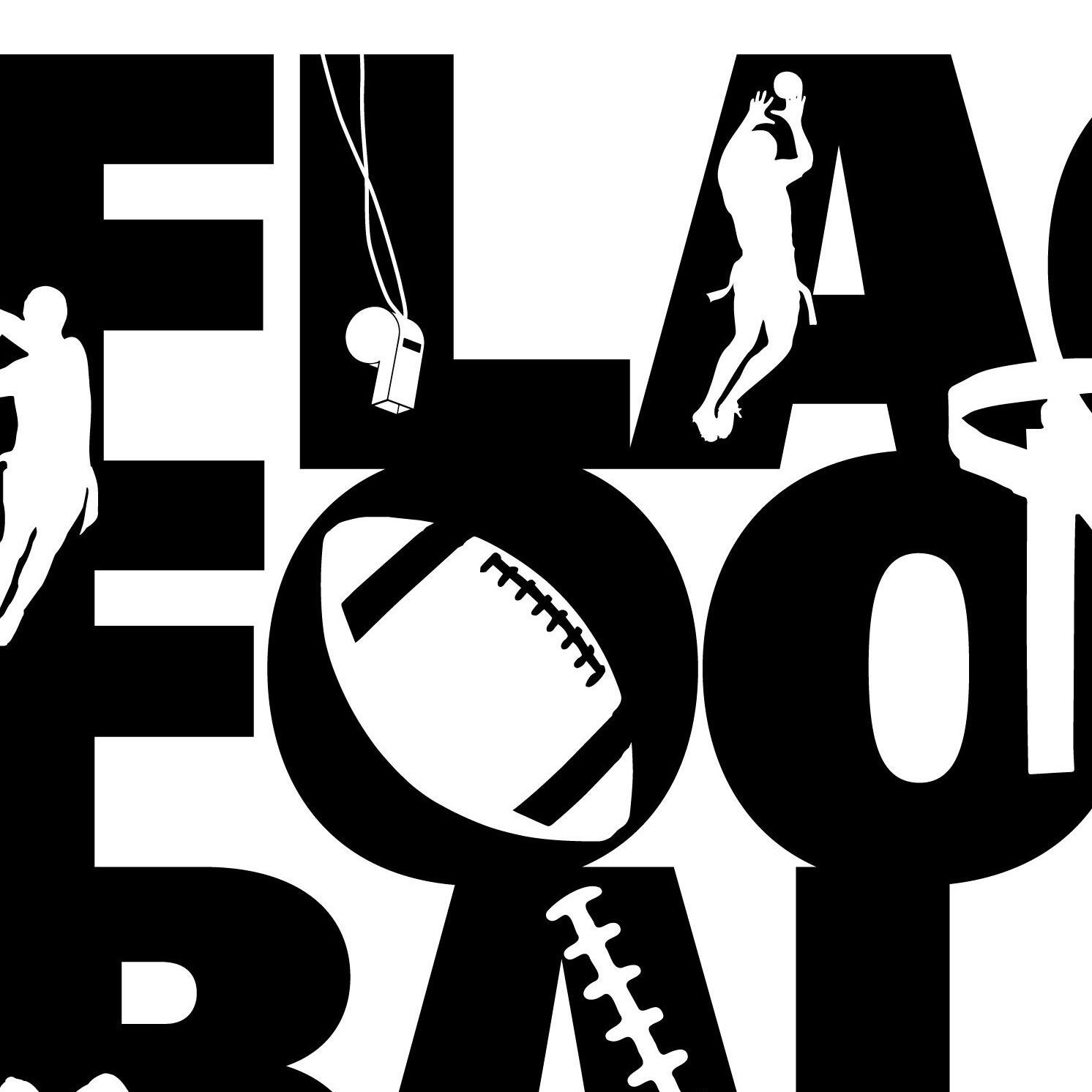 Flag Football Word Art SVG: Coach Graphics (digital Download) - Etsy