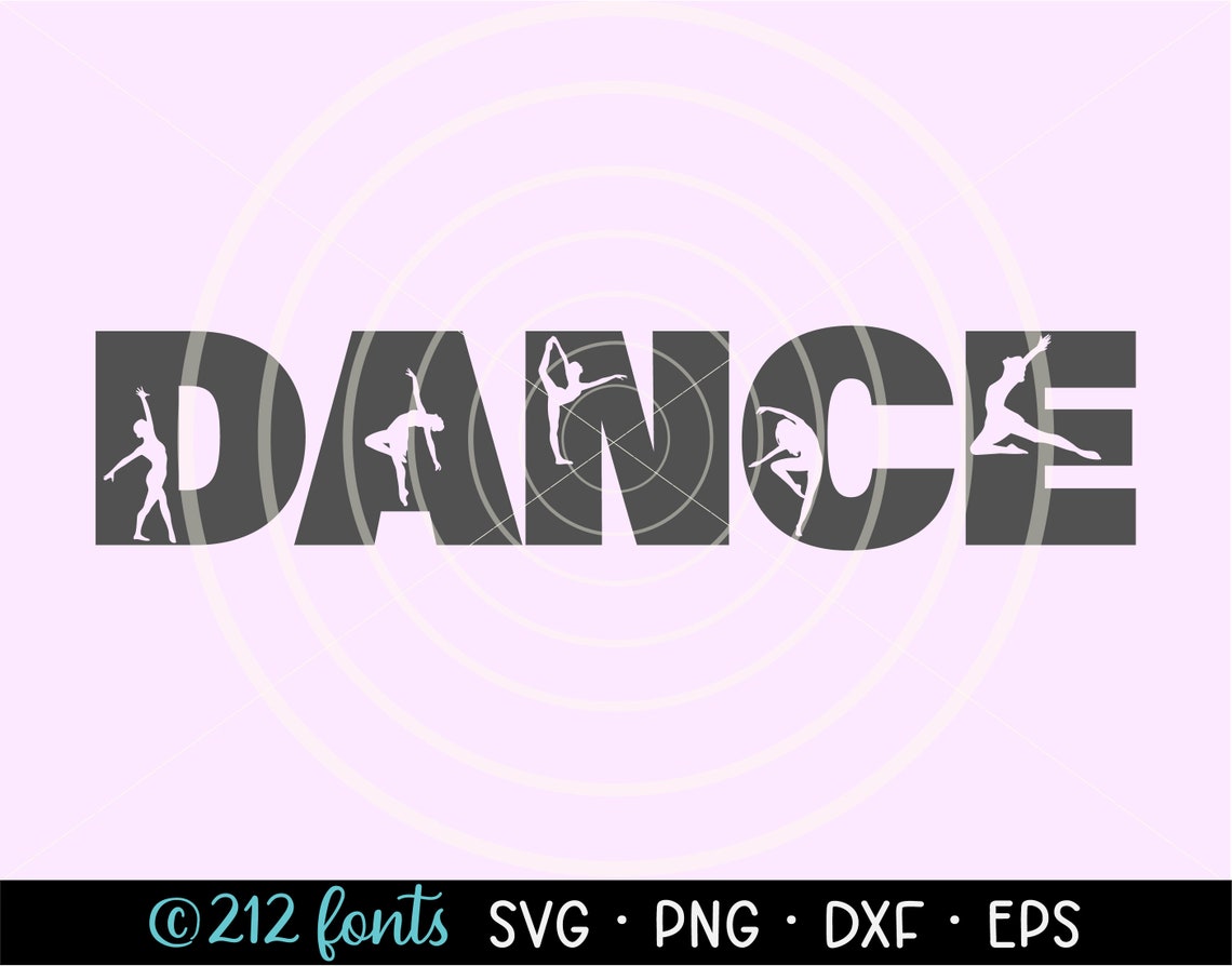 Dance Word Art SVG Dancer Png Jpg Svg Format Digital Dance - Etsy