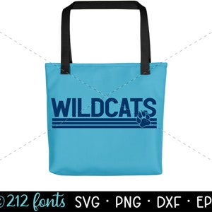 Wildcats Mascot SVG, Wildcat School Png, Wildcats Svg, School Mascot ...