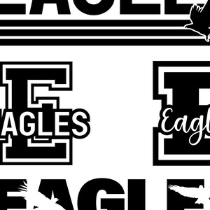 Eagles Mascot SVG, Eagles School Png, Eagles Svg, School Mascot Art ...