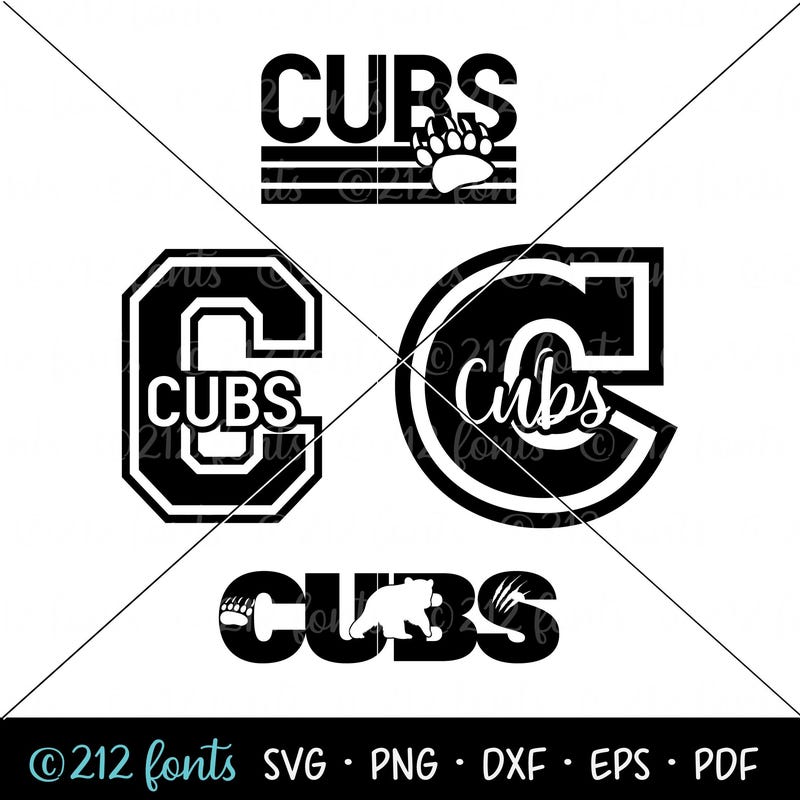 Chicago Cubs Svg - Etsy