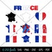 France Flag and Country Svg Pack, France SVG, France Maps Silhouette ...