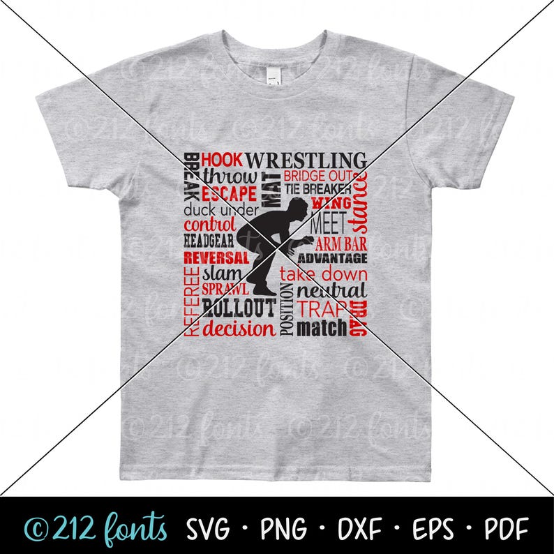 Wrestling Word Art, Wrestler Graphics (svg, Png, Dxf, Jpg, Pdf) - Etsy