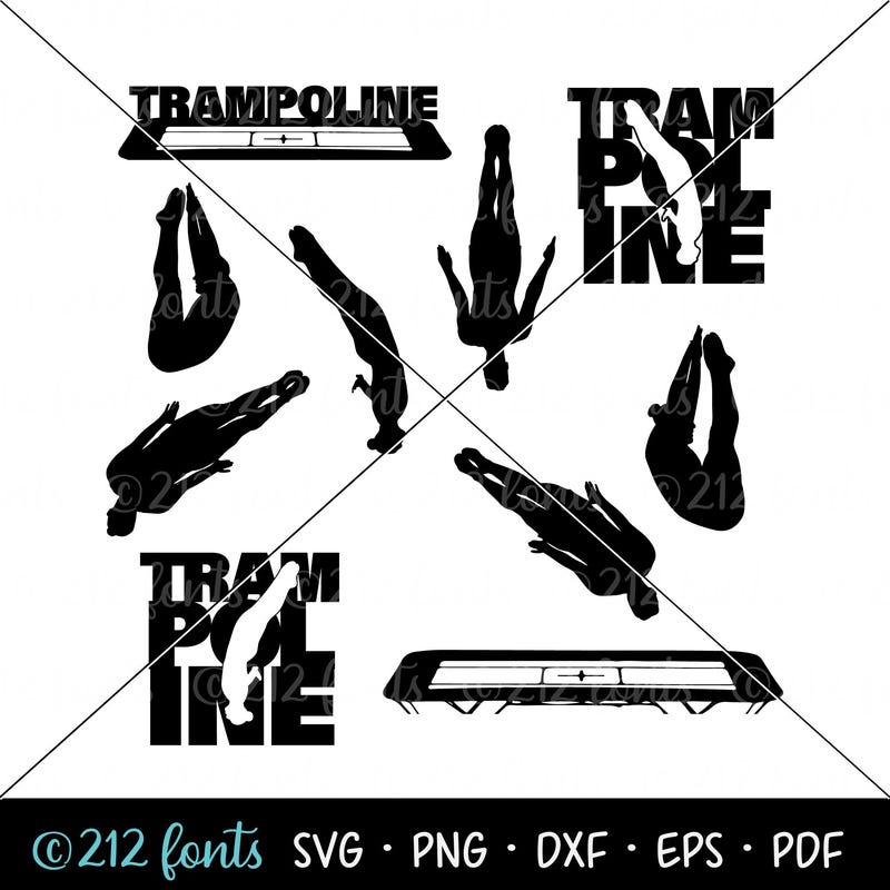 Trampoline Visual Card - Etsy