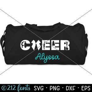 Cheer Word Art SVG, Cheerleader PNG, Cheer Graphics, Cheerleading ...