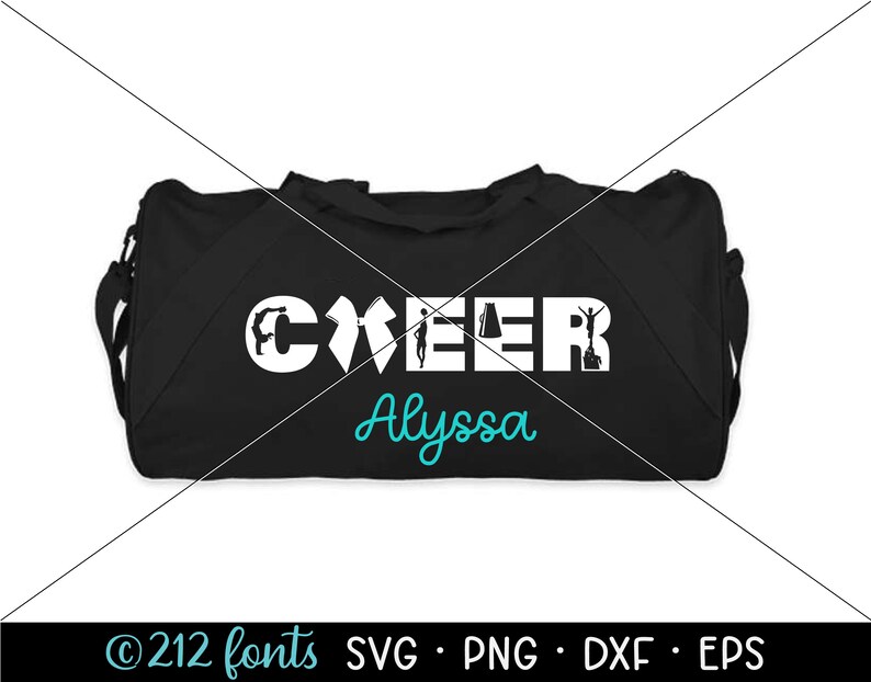 Cheer Word Art SVG Cheerleader PNG Cheer Graphics - Etsy