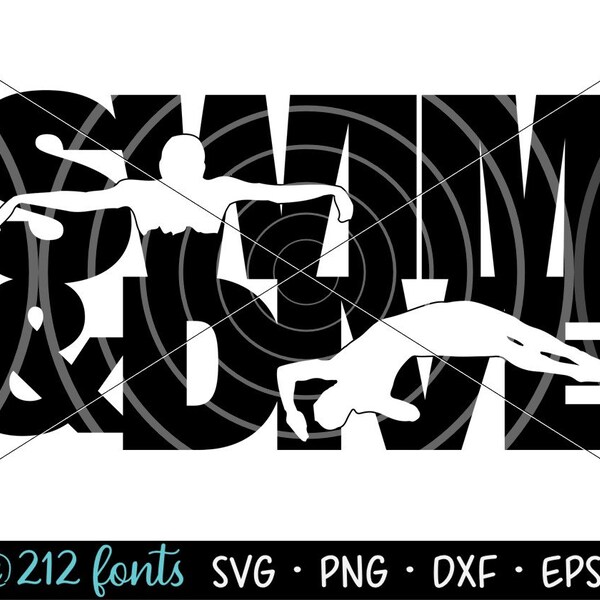 Swim and Dive Team - Etsy