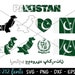 Pakistan Flag and Country Svg Pack, Pakistan SVG, Pakistan Maps ...
